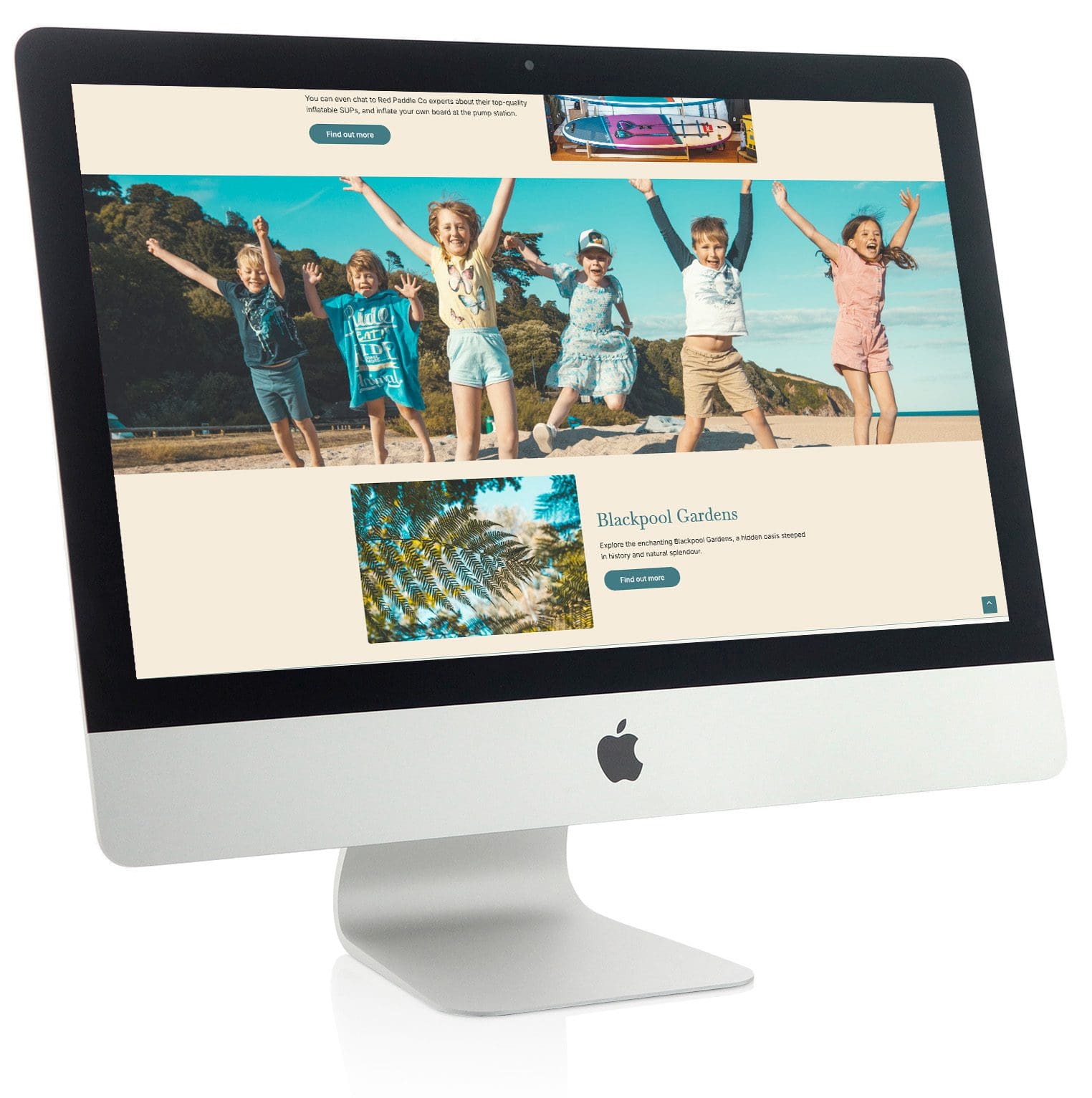 Blackpool Sands, Web Design Devon, Web Booking Integration